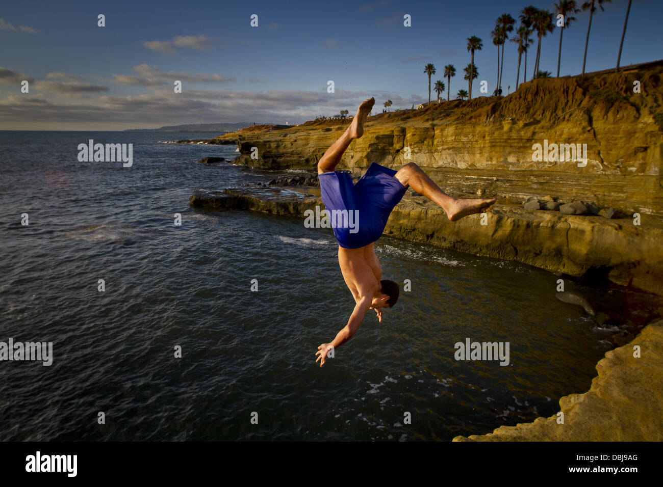 Backflip, beach hi-res stock photography and images - Alamy