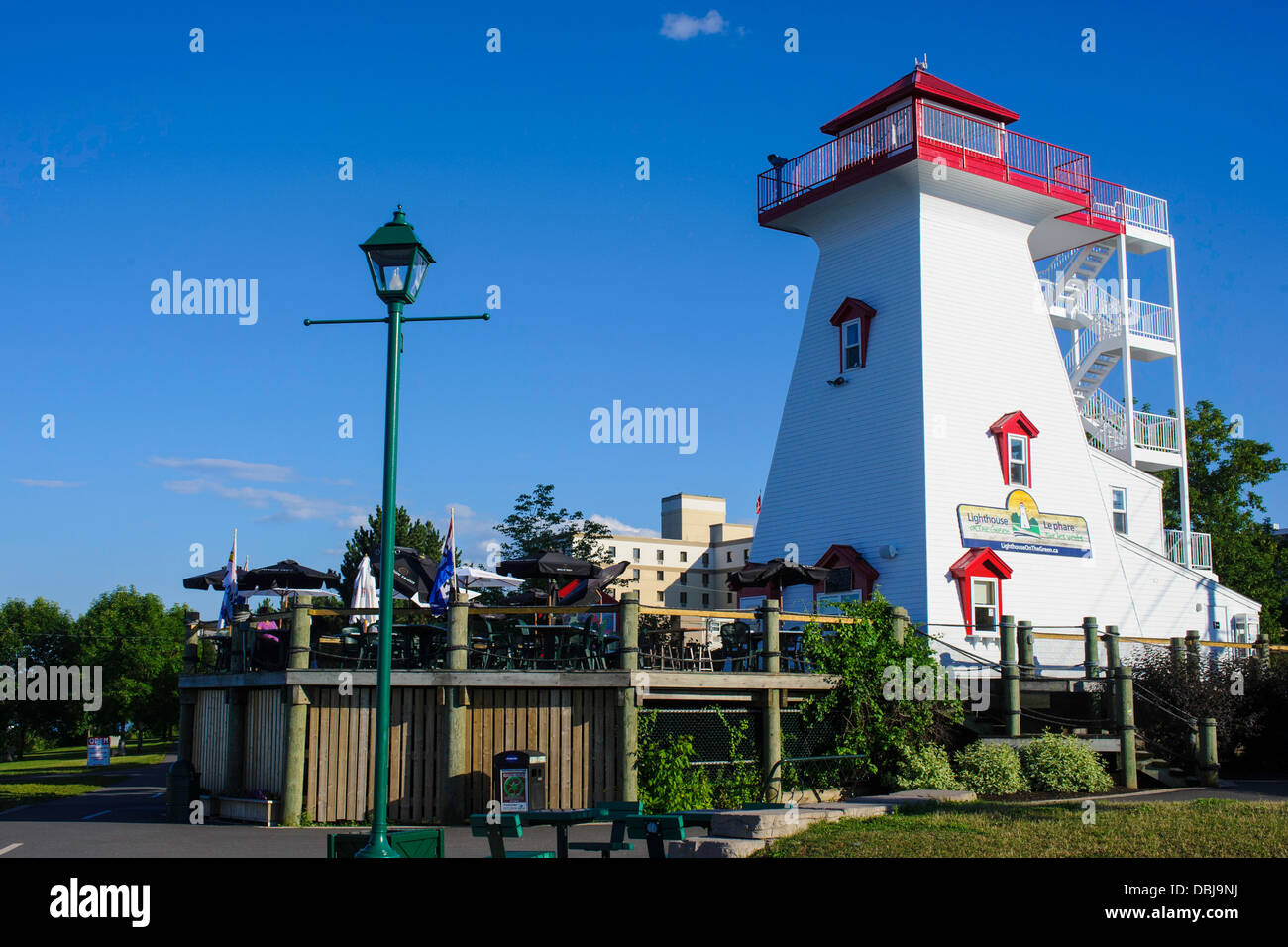 Fredericton new Brunswick lighthouse Stock Photo - Alamy
