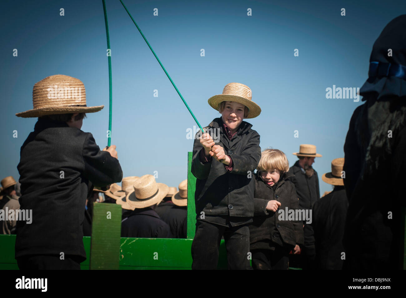 Lancaster, Pa. Amish Mud Sale auction. Spring time fundraising event ...