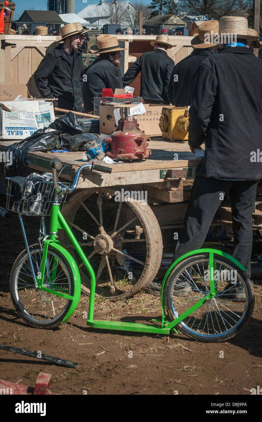 Lancaster, Pa. Amish Mud Sale auction. Spring time fundraising event ...