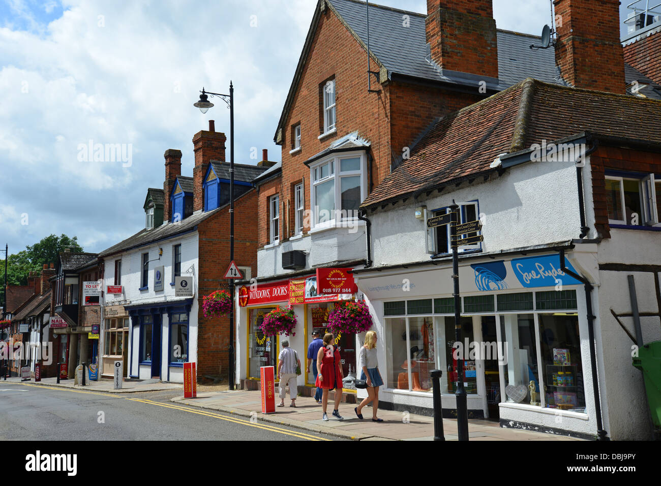 Denmark Street Wokingham Berkshire England High Resolution Stock ...