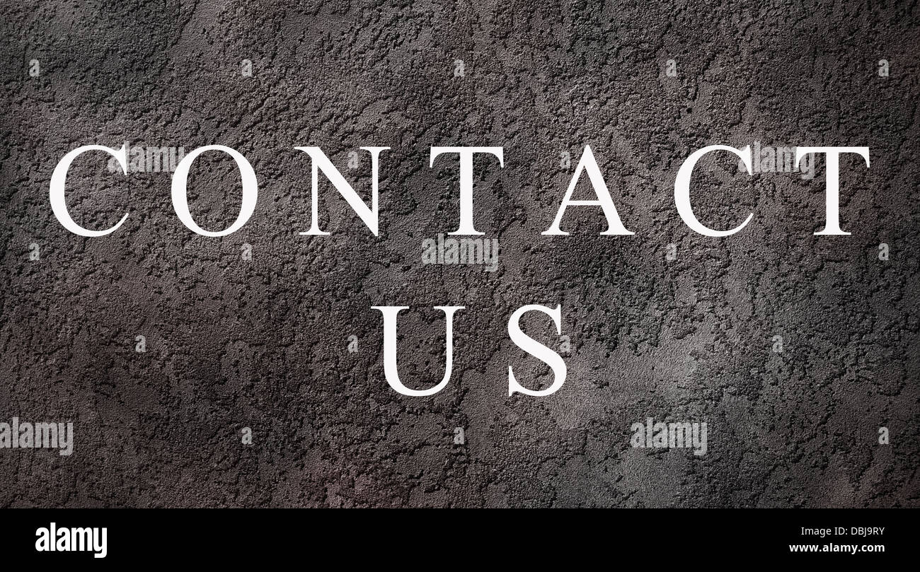 contact us banner Stock Photo - Alamy