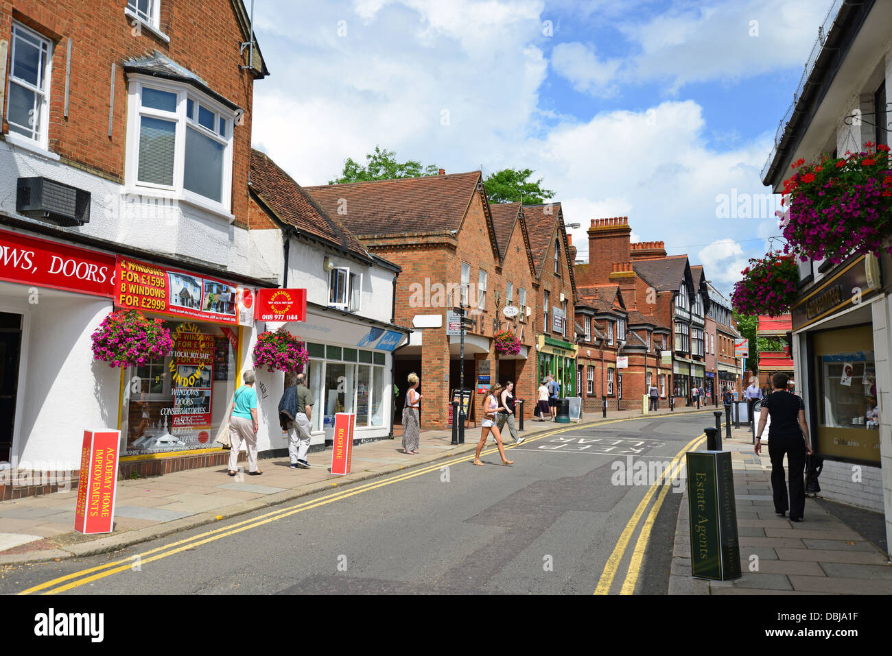 Denmark Street, Wokingham, Berkshire, England, United Kingdom Stock ... Denmark Street, Wokingham, Berkshire, England, United Kingdom Stock ...