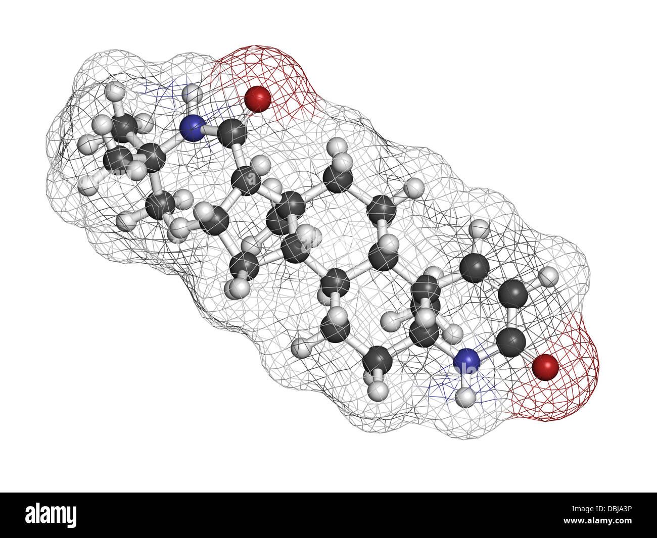 finasteride male pattern baldness drug, chemical structure. Also benign ...