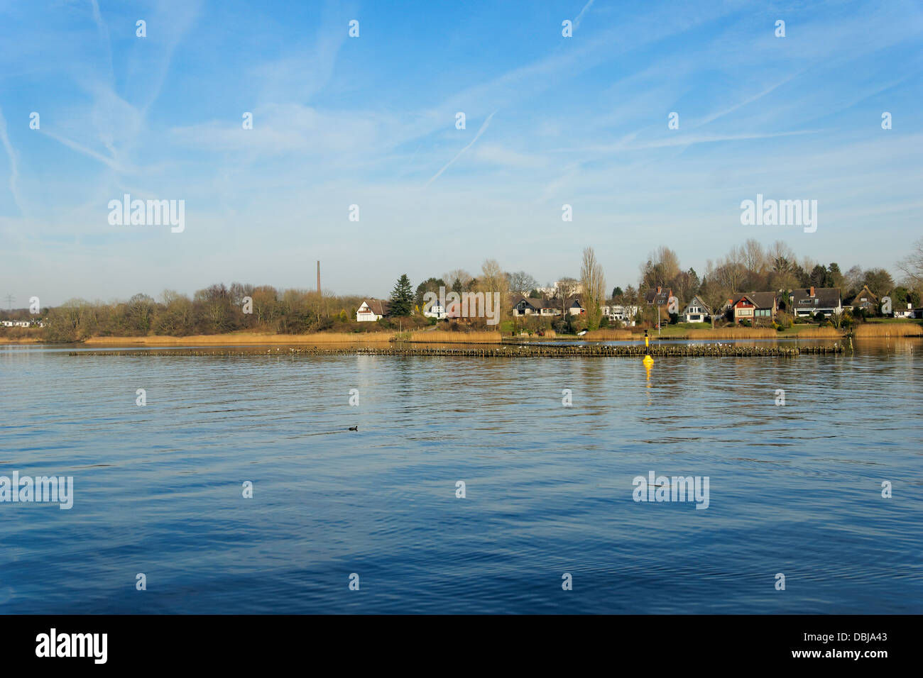 A view of Kappeln Ellenberg from the port side Stock Photo - Alamy