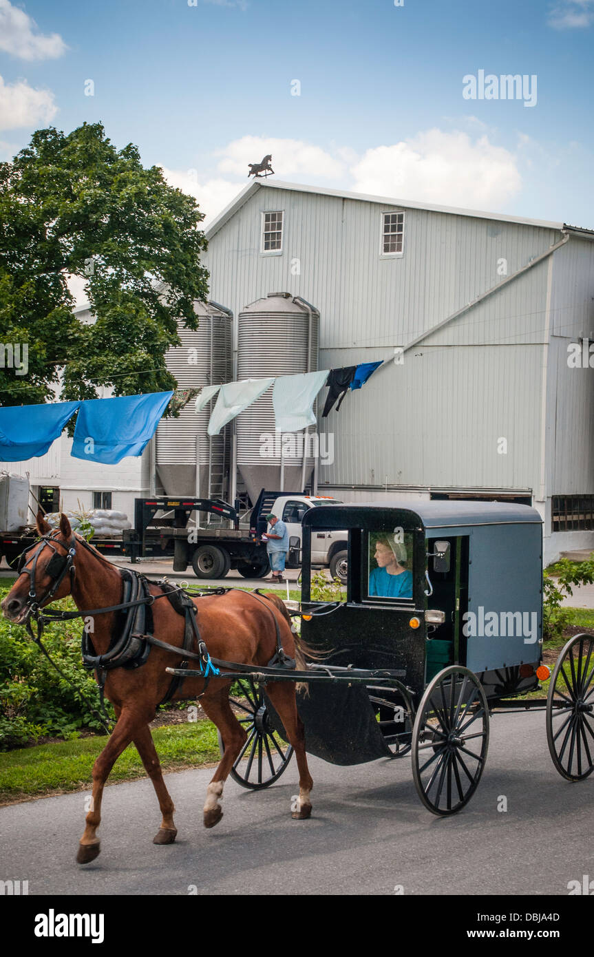 Bucolic Lancaster, PA farm scene Stock Photo - Alamy