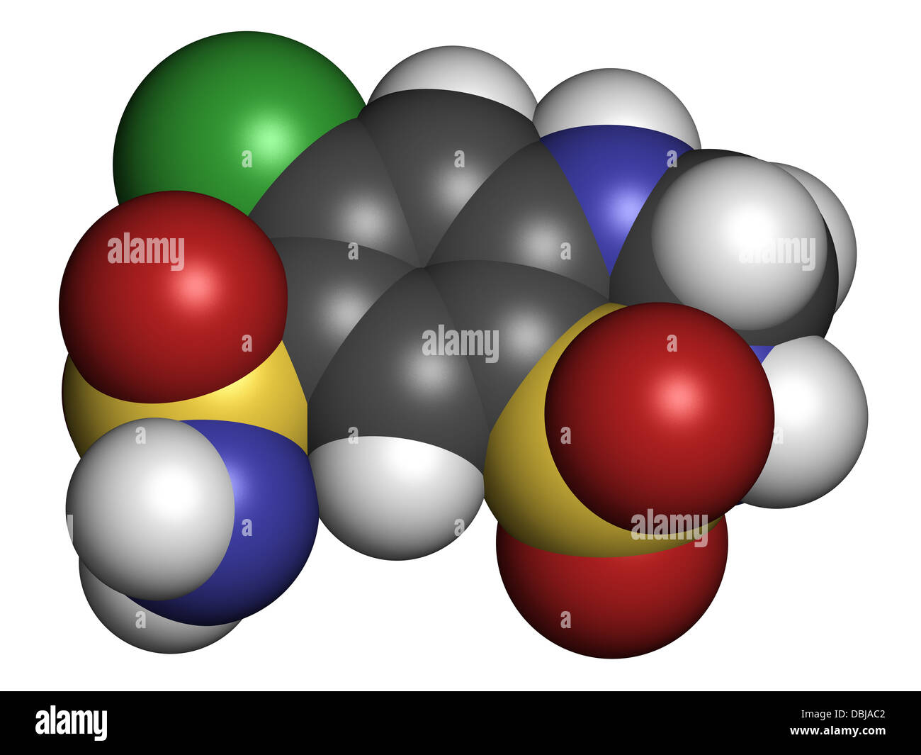 Hydrochlorothiazide molecular hi-res stock photography and images - Alamy