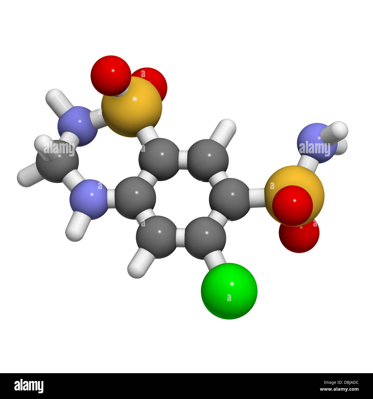 Hydrochlorothiazide molecular hi-res stock photography and images - Alamy