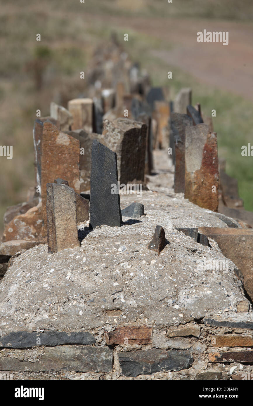 Spiky Bridge on the east coast of Tasmania which is a popular tourist ...