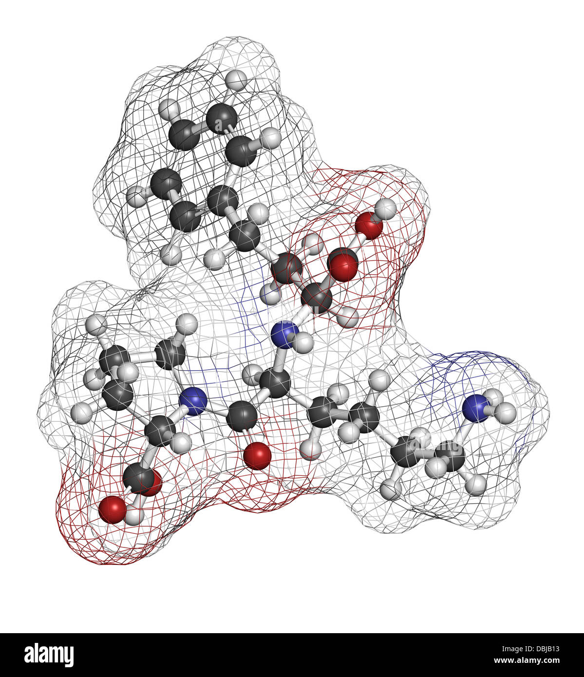 Lisinopril hypertension or high blood pressure drug (ACE inhibitor ...