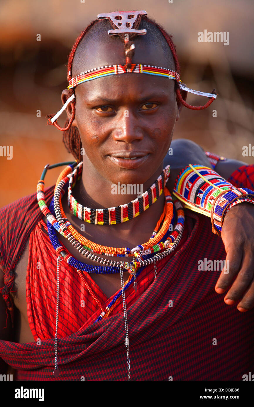 Masai portrait tribe hi-res stock photography and images - Alamy