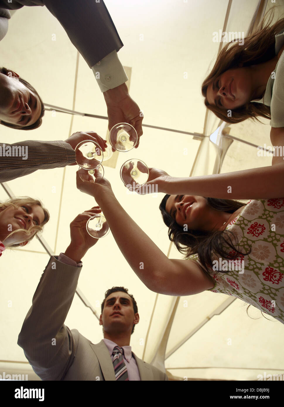 Spanish people toasting glasses hi-res stock photography and images - Alamy