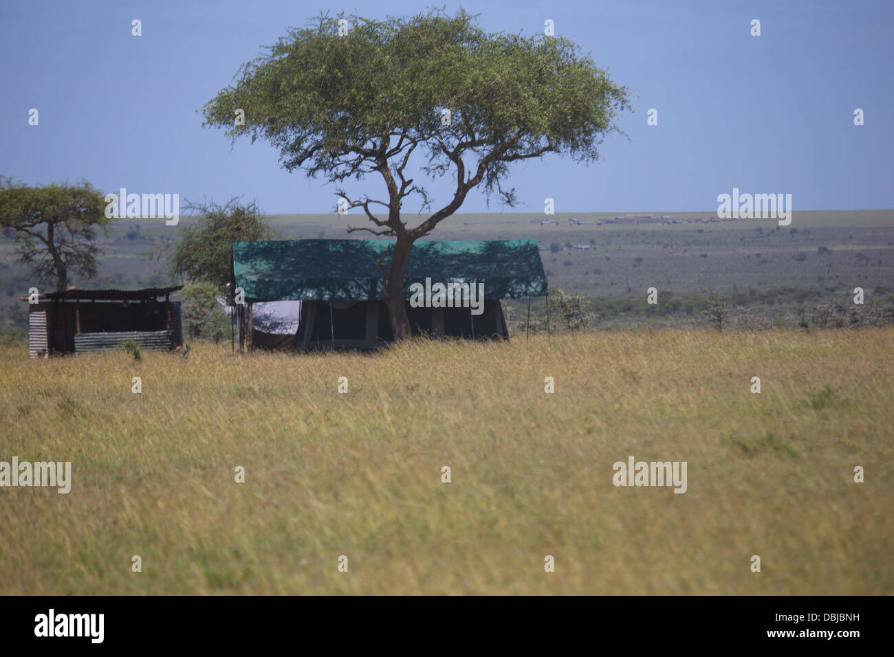 Ranger Station. Ol Kinyei conservancy area. Kenya, Africa Stock Photo ...