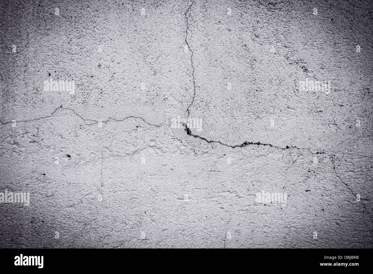 black and white cracked floor texture background Stock Photo - Alamy