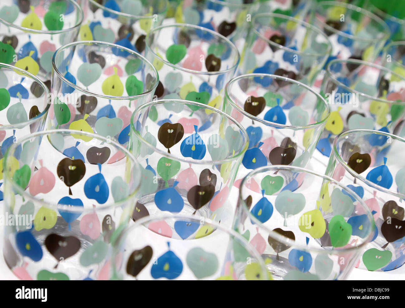 Colorful glass of water on sale Stock Photo - Alamy