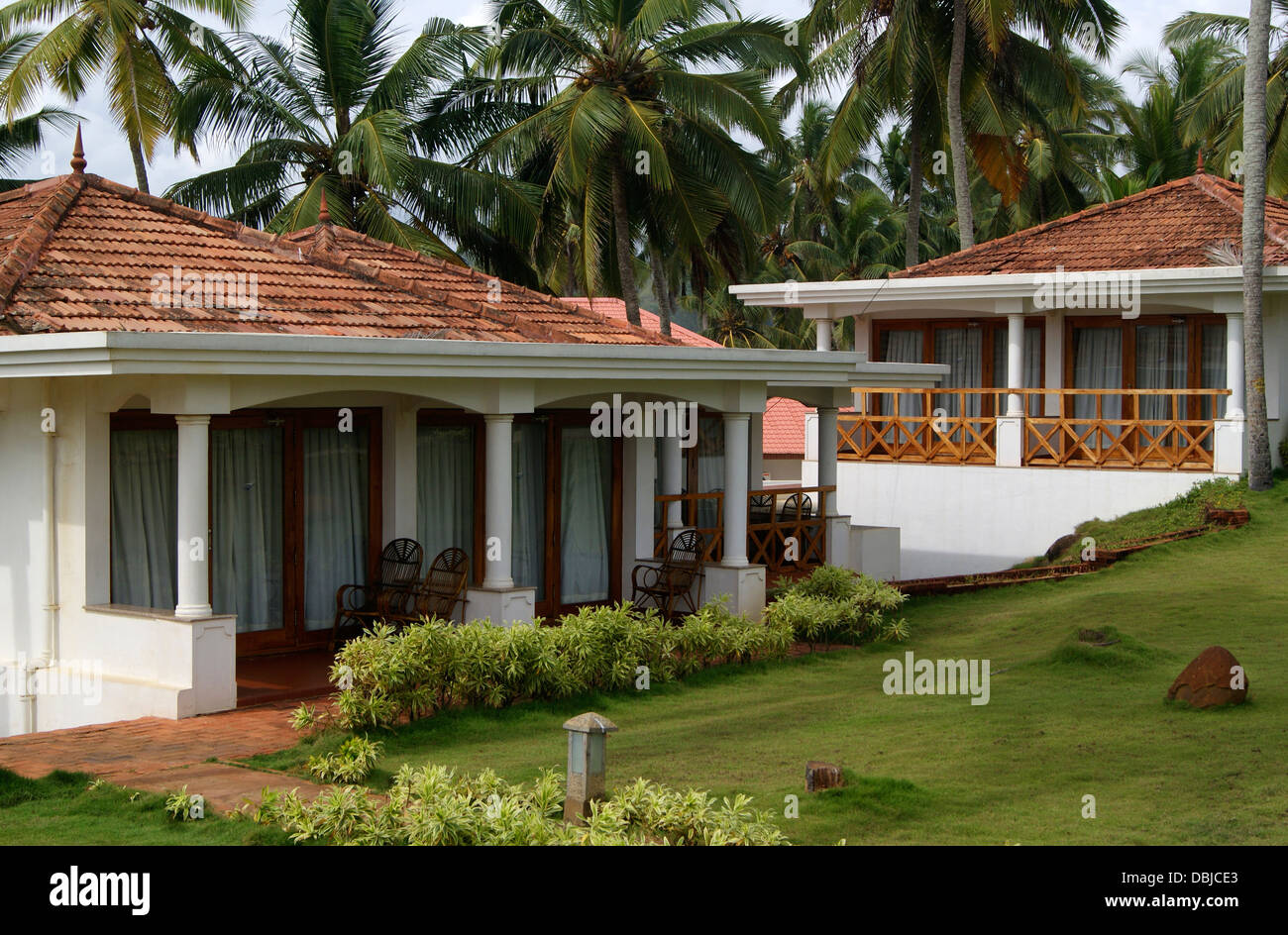 Hotel Samudra KTDC Beach Resort Villas in Kovalam Kerala India Stock ...