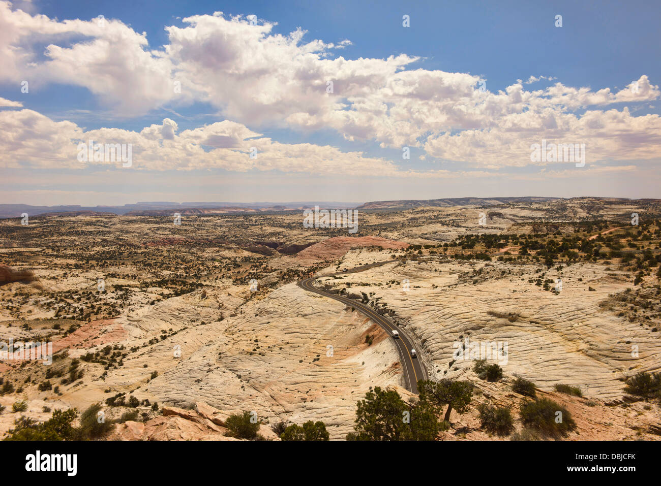 Route 9 travels through Utah's gorgeous natural beauty Stock Photo - Alamy