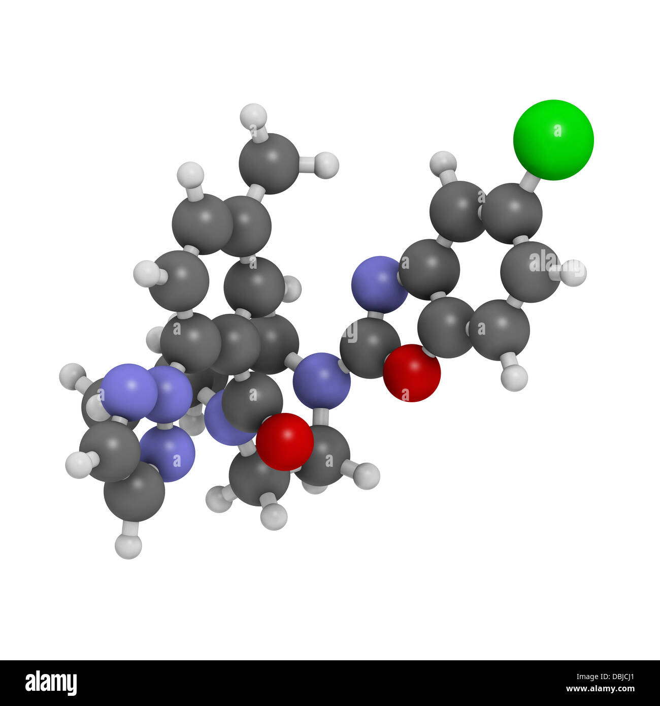 Suvorexant insomnia drug (sleeping pill), chemical structure. Dual ...
