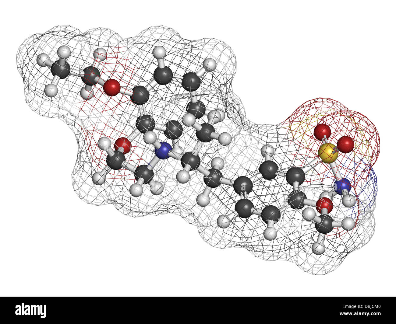 Tamsulosin benign prostatic hyperplasia (BPH) drug, chemical structure ...