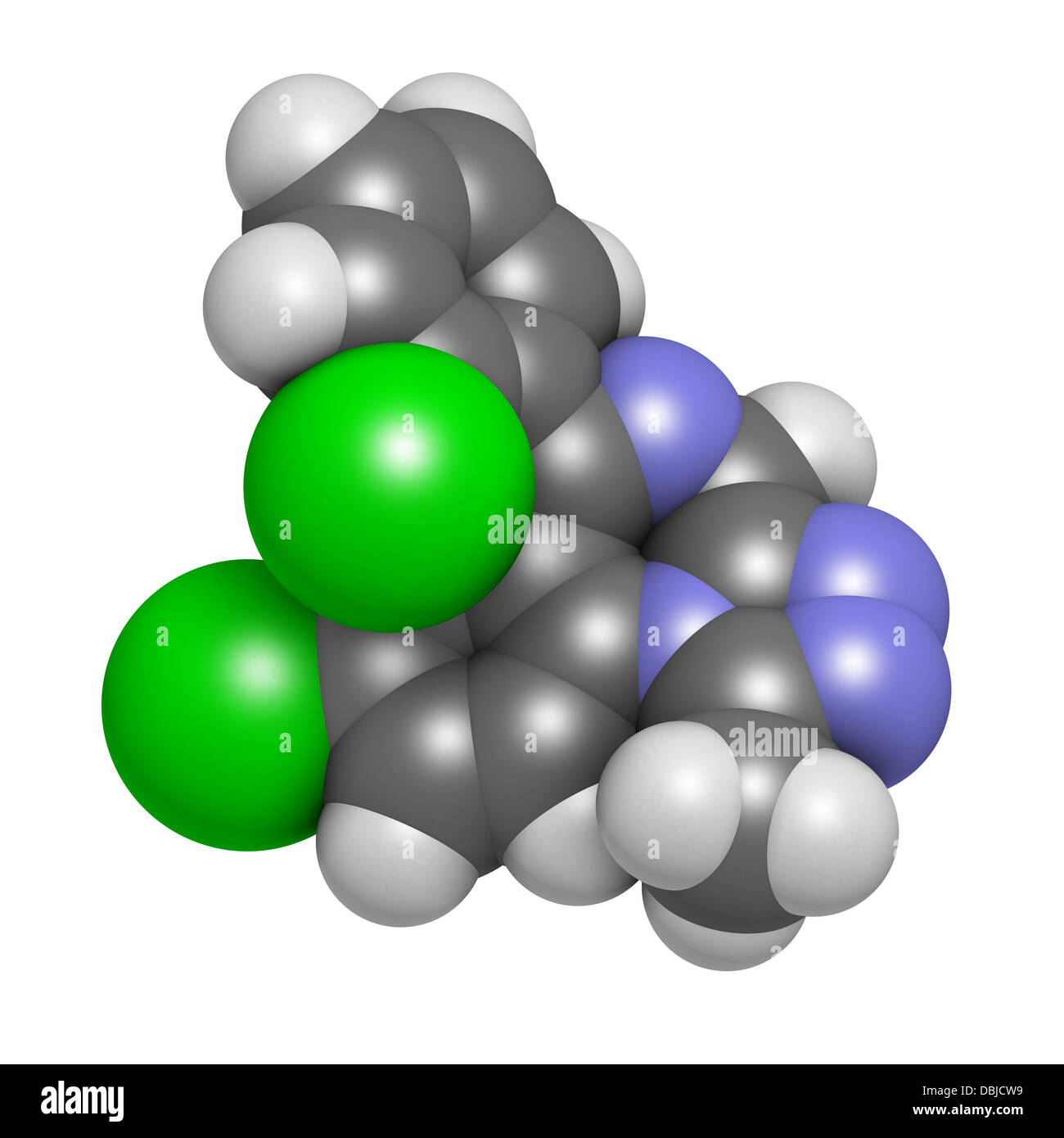 Triazolam insomnia drug (sleeping pill, benzodiazepine class), chemical ...