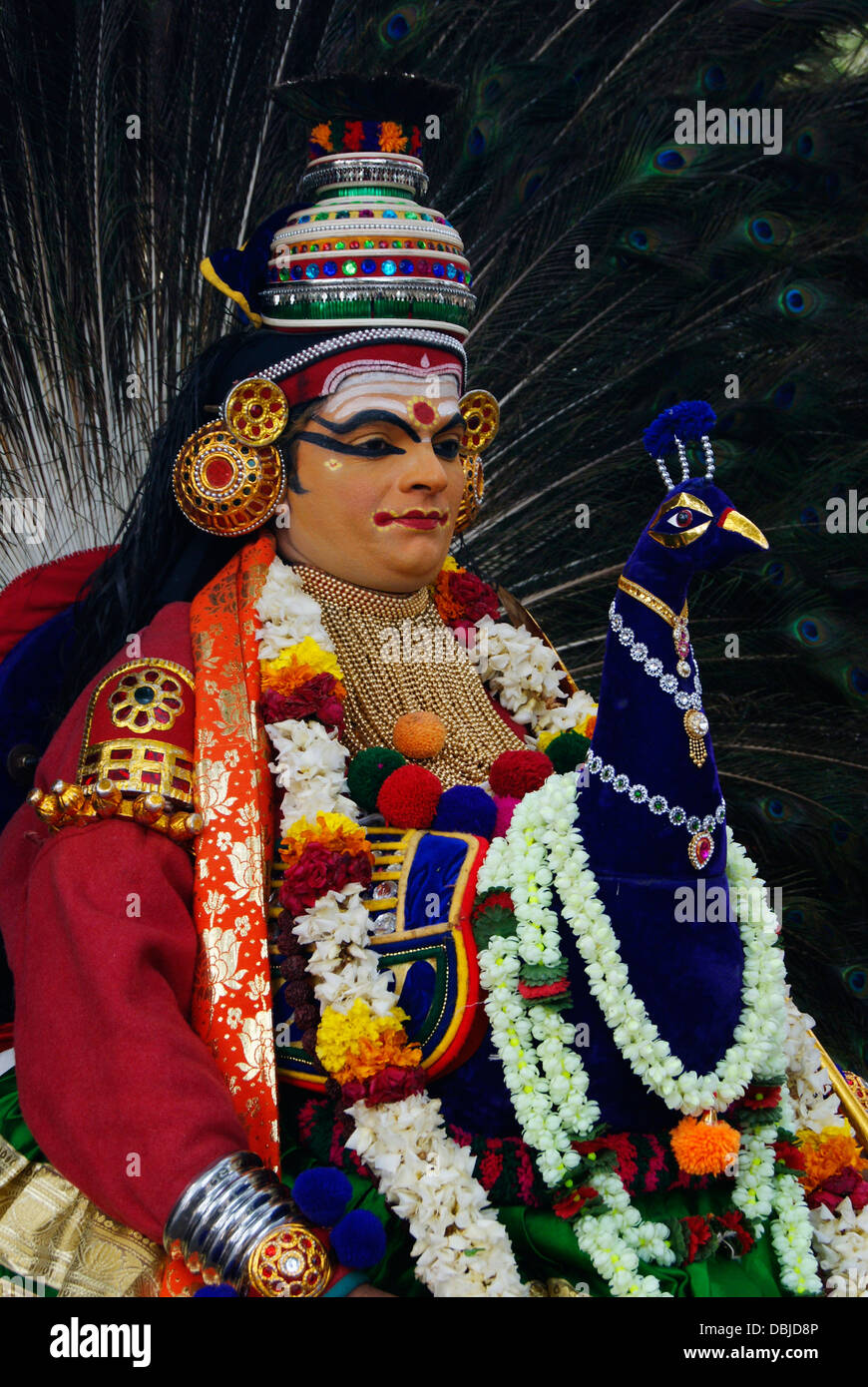 Indian peacock dance hi-res stock photography and images - Alamy