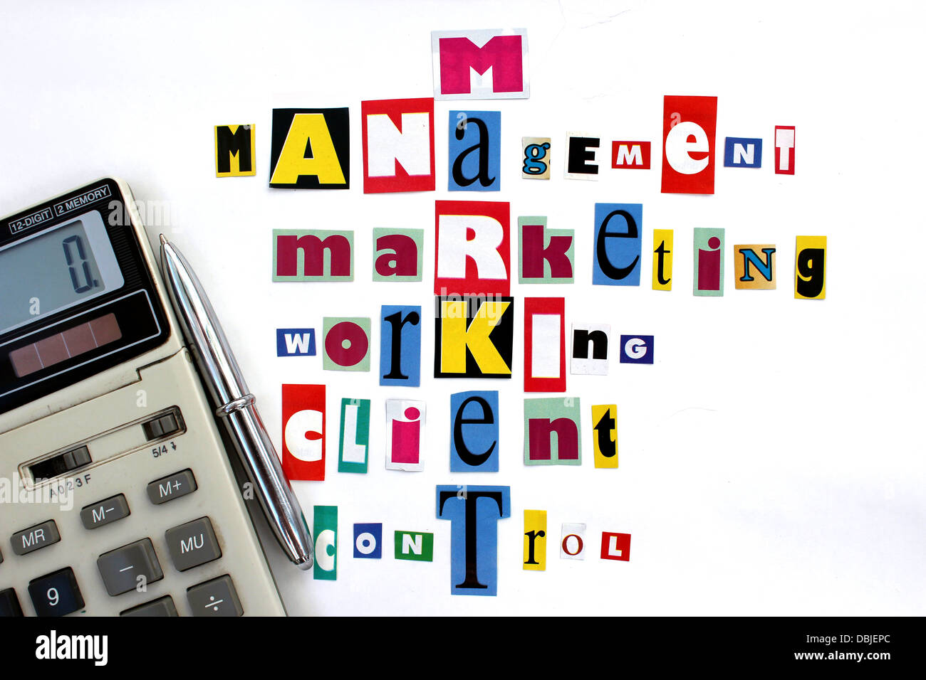 image of the main components of market and business Stock Photo - Alamy