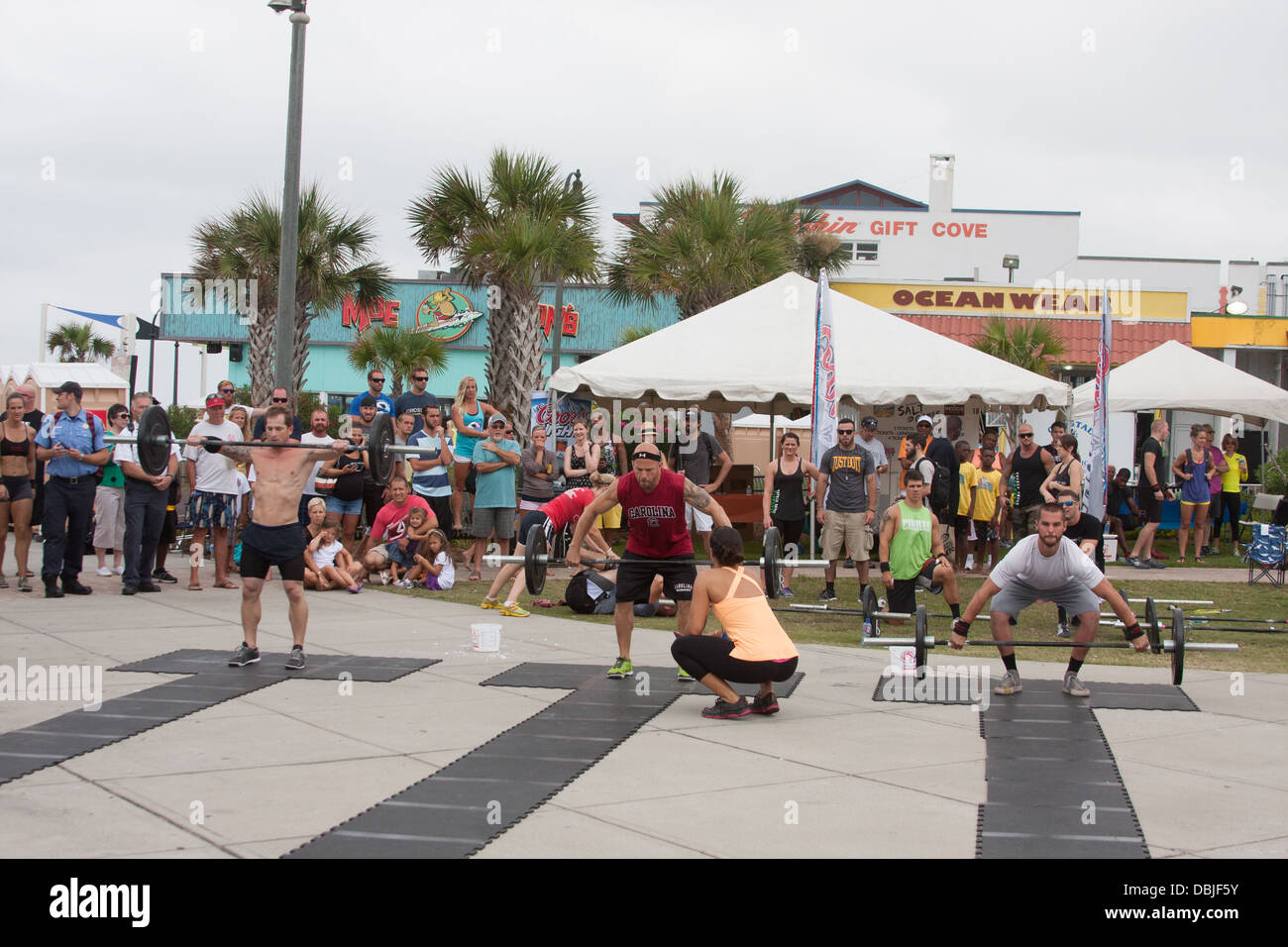 Male CrossFit Competition Stock Photo - Alamy