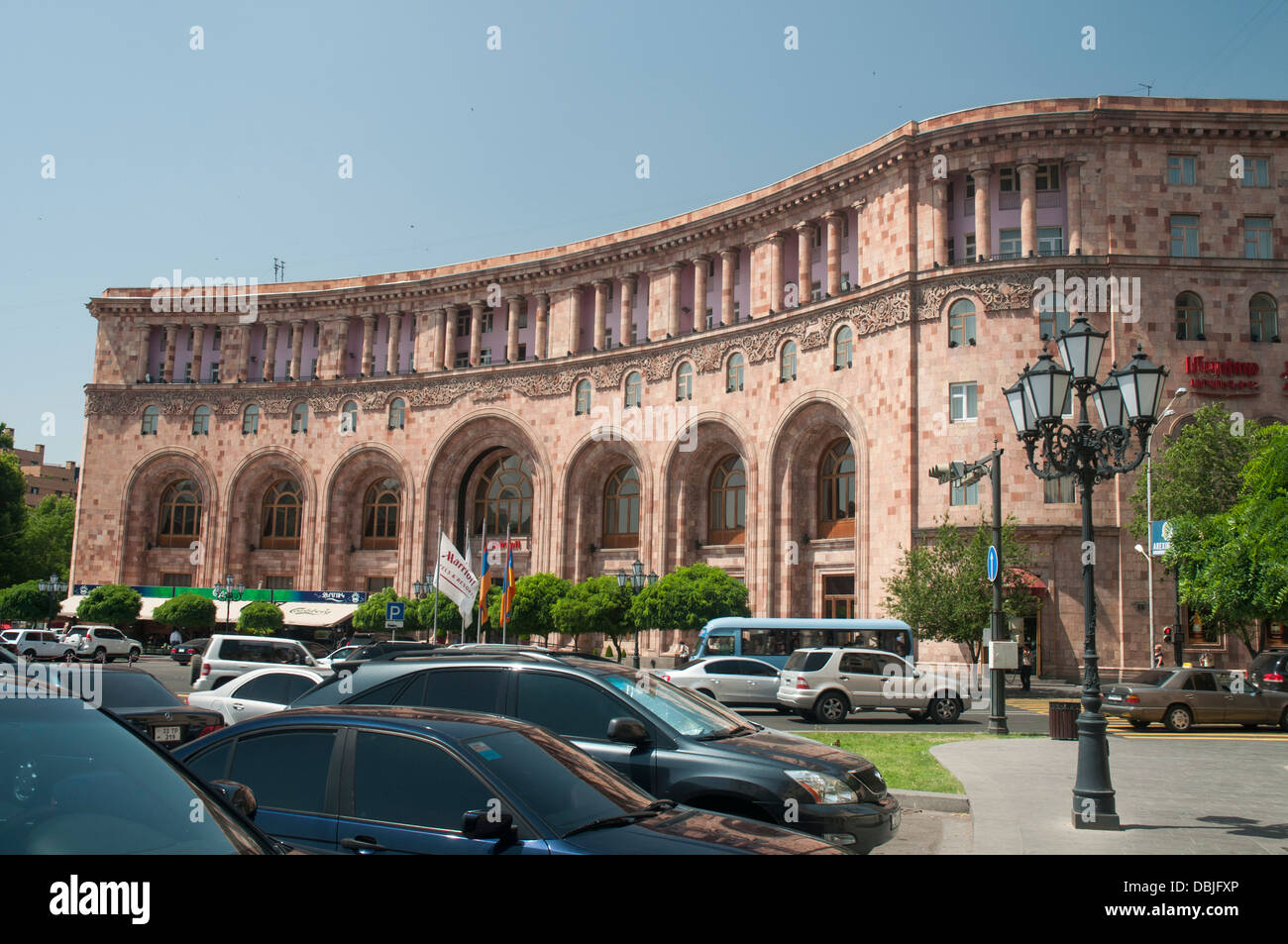 Former Armenia Hotel, now the Yerevan Marriott, in Hanrapetutyan ...