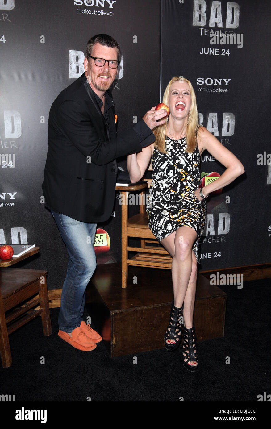 Simon van Kempen, Alex McCord World premiere of 'Bad Teacher' held at ...