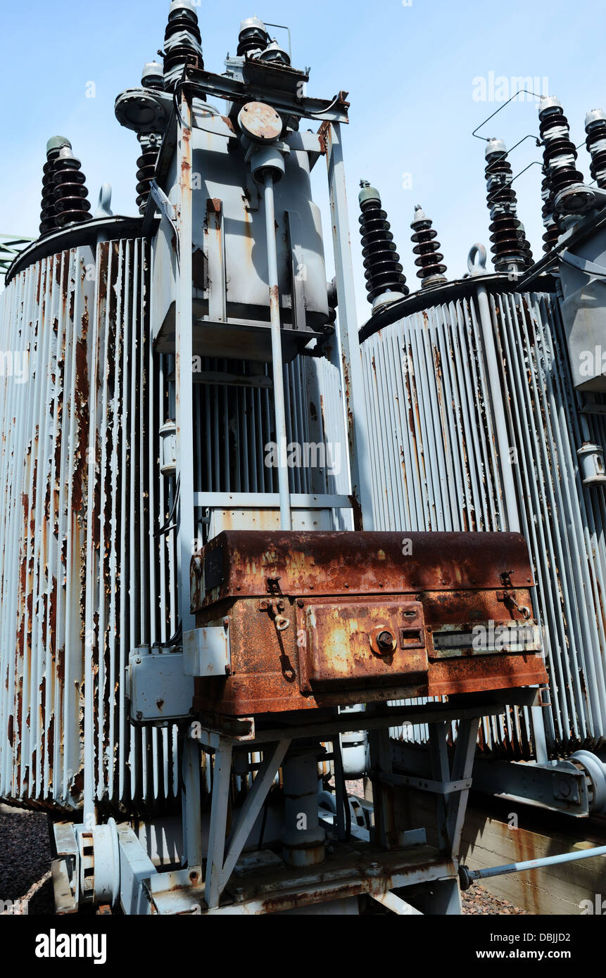 Old electric transformer hi-res stock photography and images - Alamy