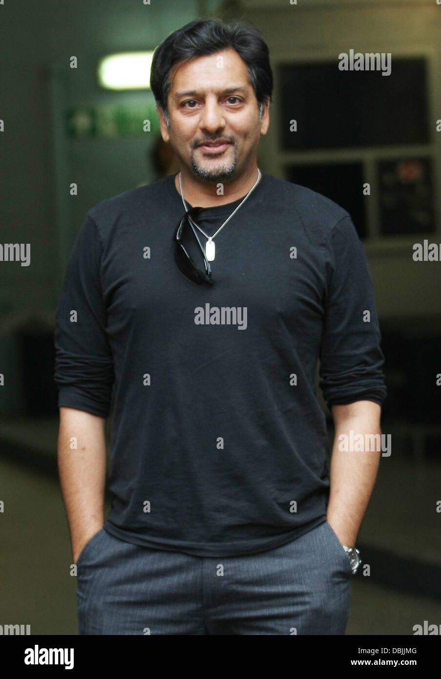 Nitin Ganatra outside the ITV studios London, England - 22.06.11 Stock ...