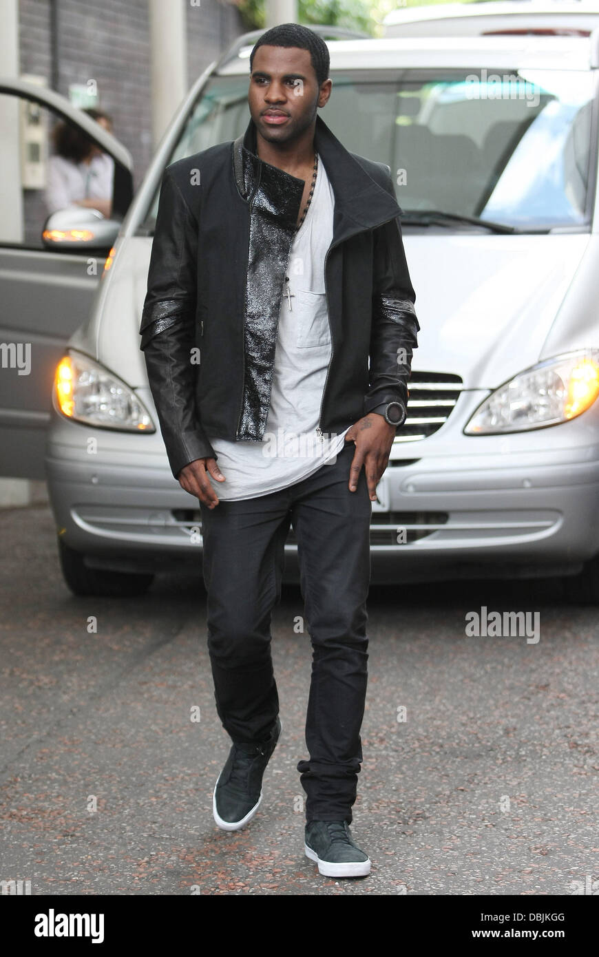 Jason Derulo leaves the ITV studios London, England - 23.06.11 Stock ...