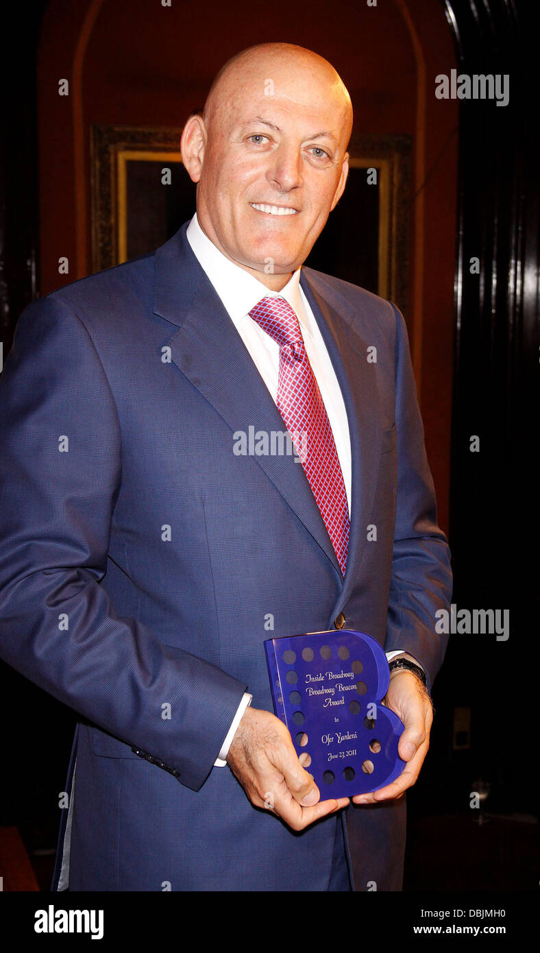 Ofer Yardeni at the 2011 Broadway Beacon Awards held at The Players ...