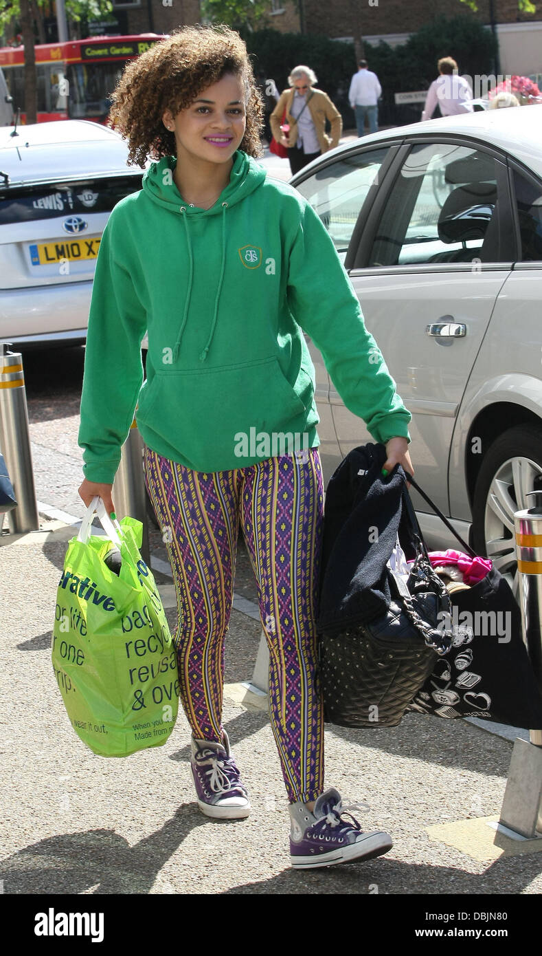 Little Nikki Soundgirl leave the ITV studios London, England - 24.06.11 ...