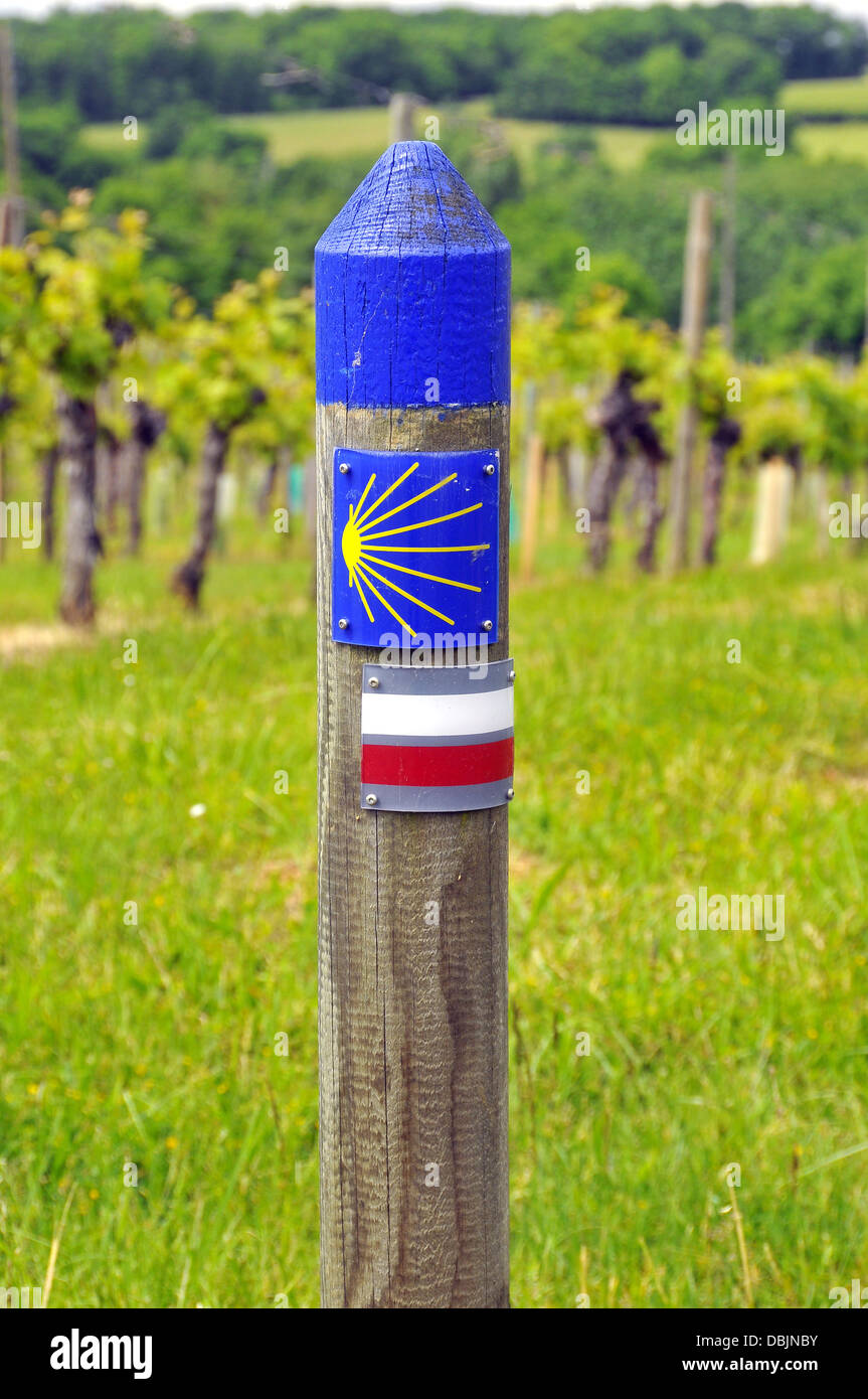 Compostelle sign hi-res stock photography and images - Alamy