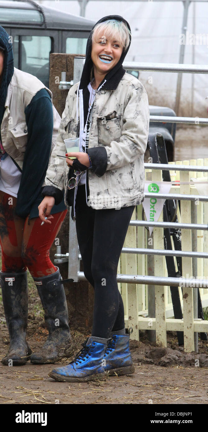 Jaime Winstone Celebrities at The 2011 Glastonbury Music Festival held ...