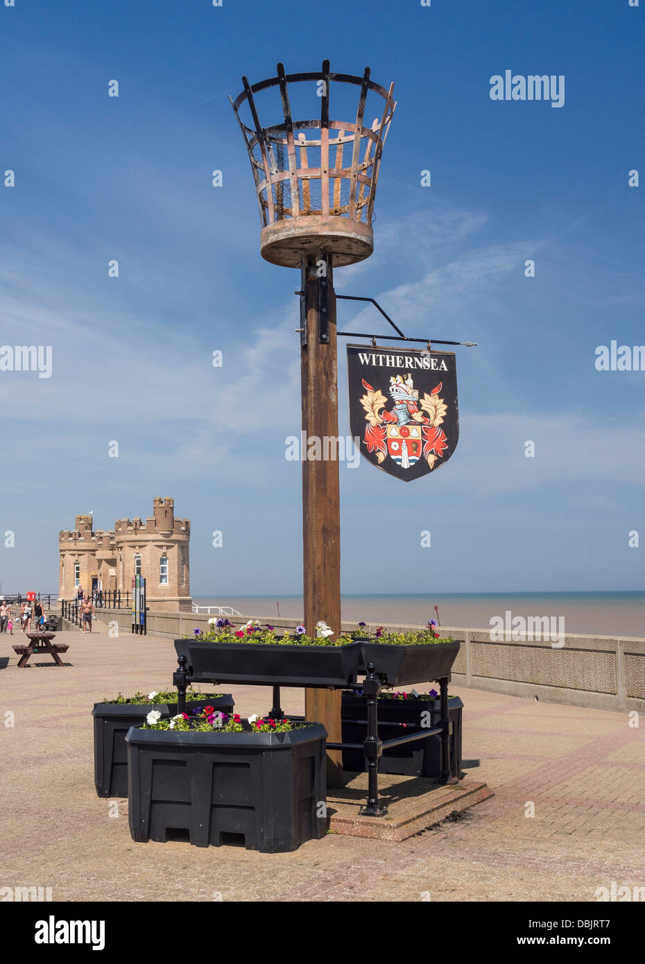 Seaside town sign hi-res stock photography and images - Alamy