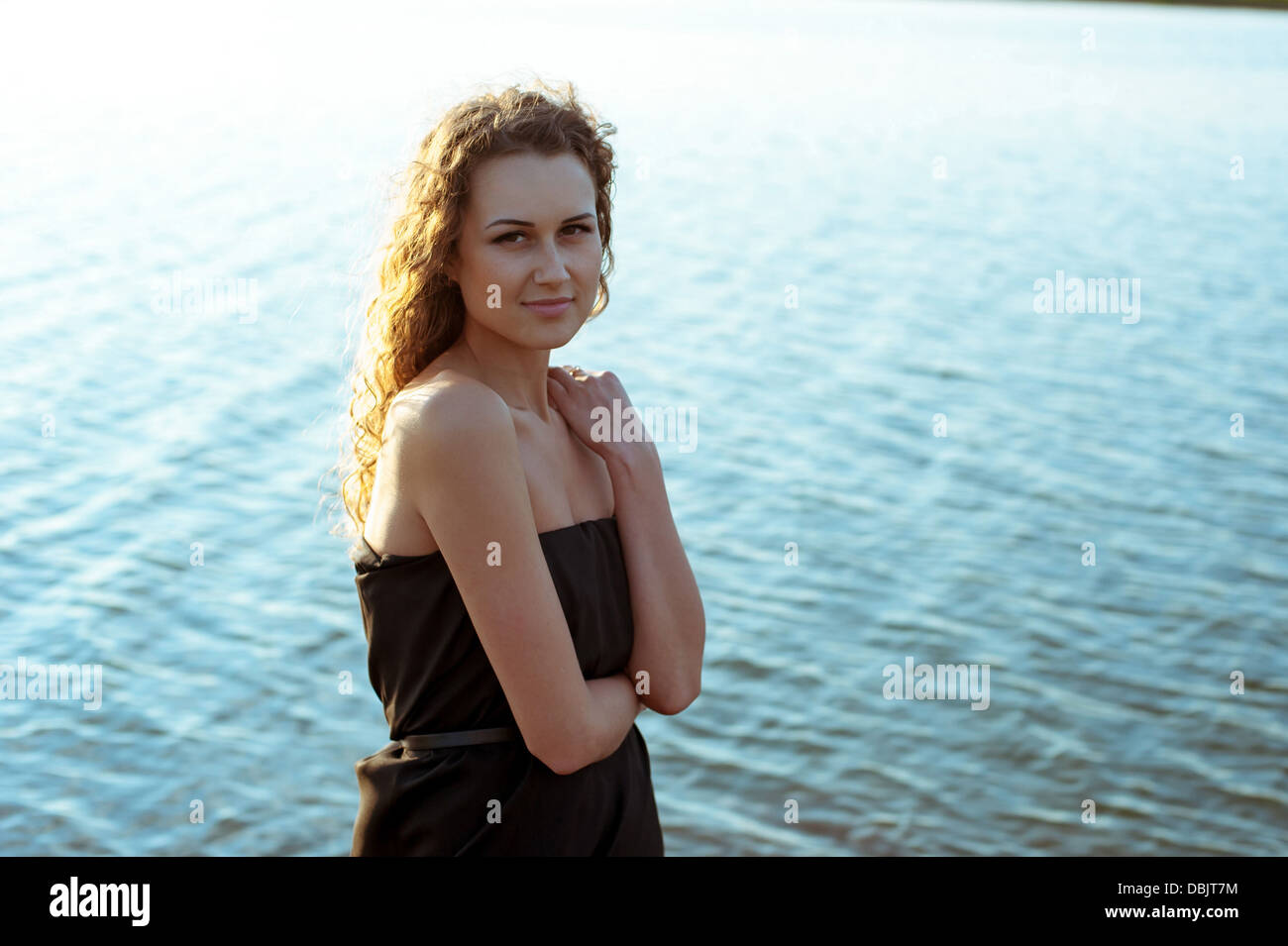 Girl by river hi-res stock photography and images - Alamy