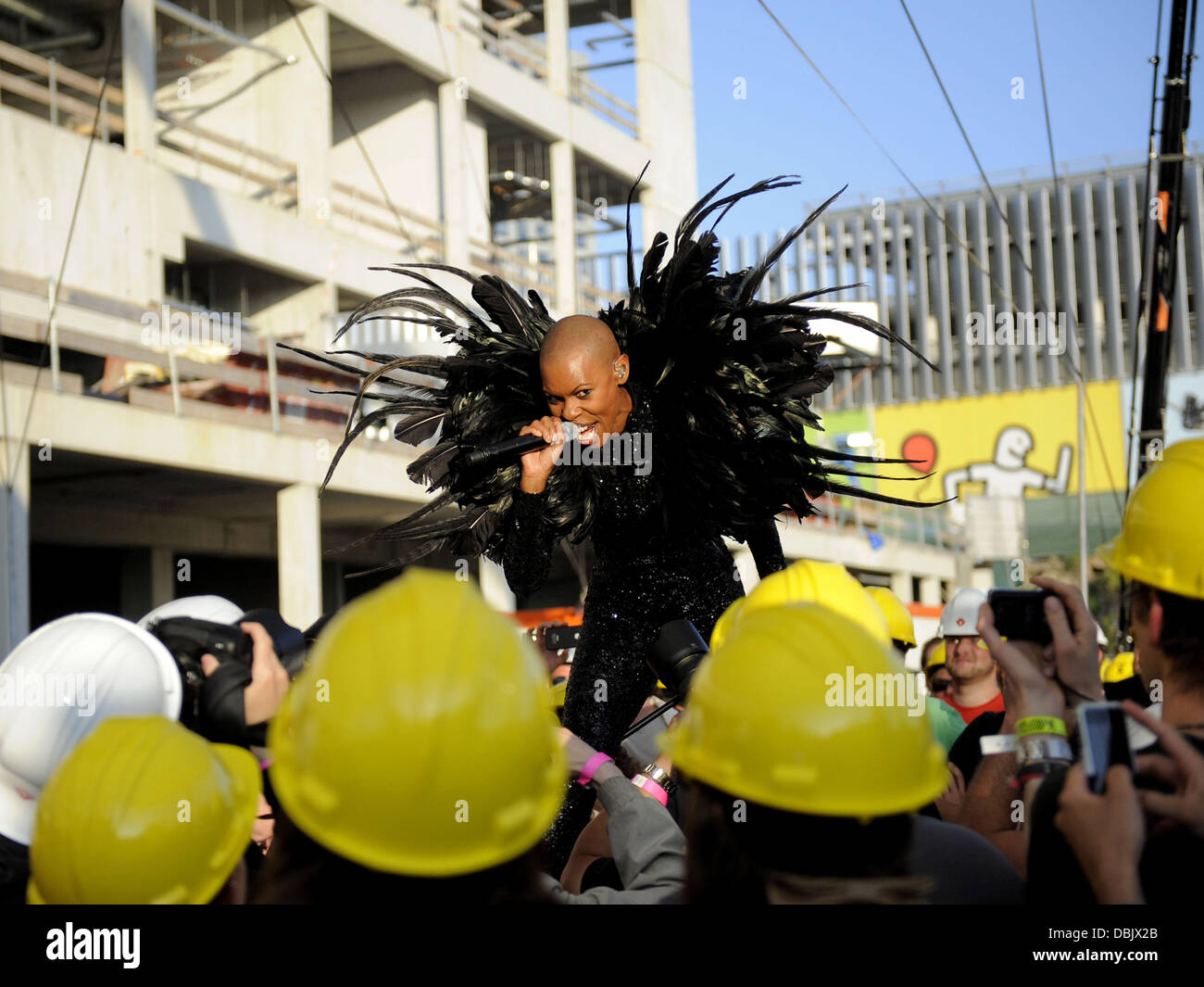 Skin of Skunk Anansie Skunk Anansie perform a special gig at 'Ziggo ...