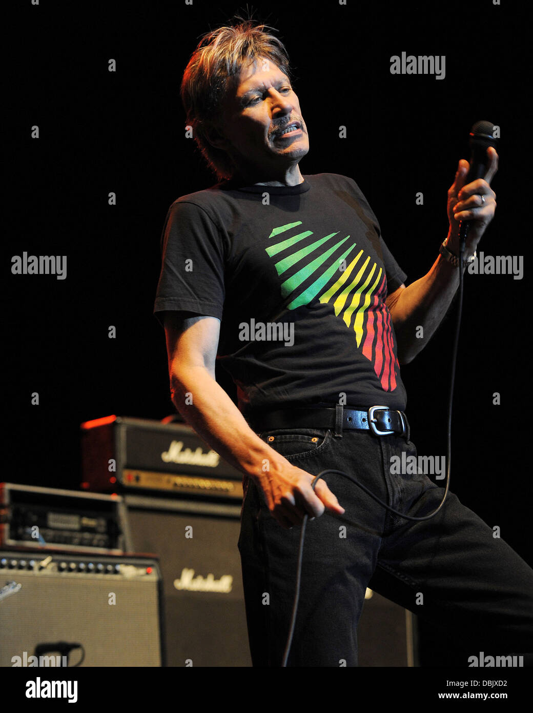 John Kay of Steppenwolf performing live on stage at the Seminole Hard ...
