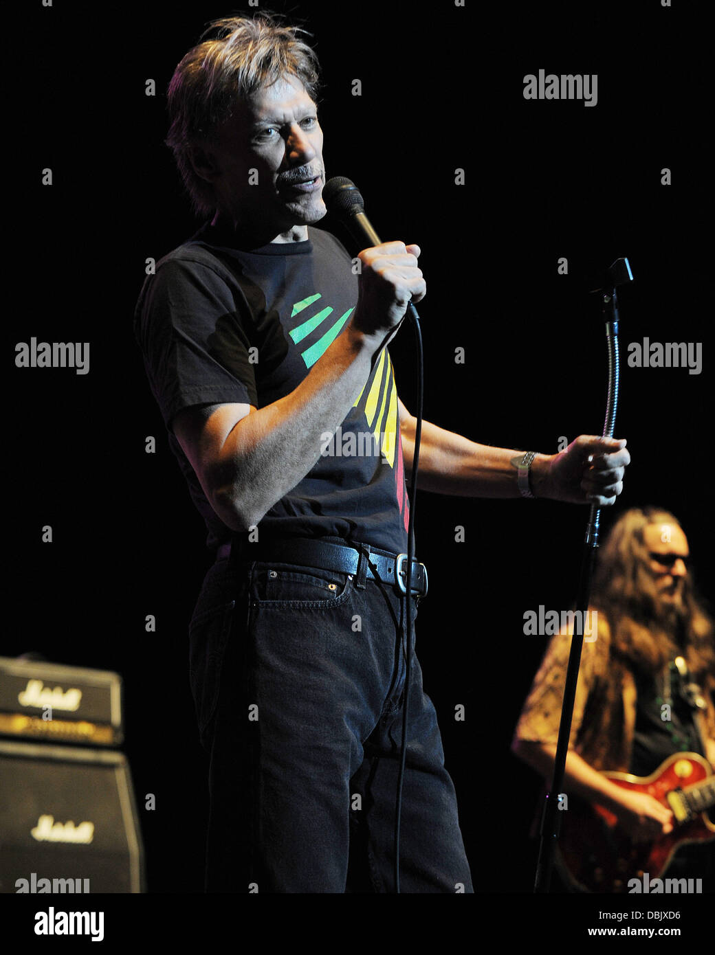 John Kay of Steppenwolf performing live on stage at the Seminole Hard ...