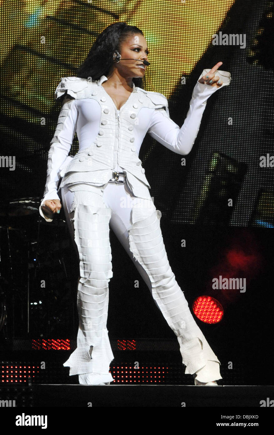 Janet Jackson performing in concert at Olympia Paris, France - 26.06.11 ...