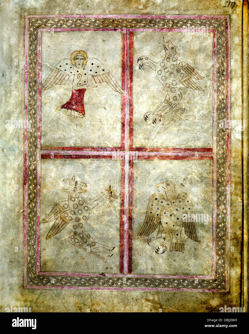 Anglo saxon gospel hi-res stock photography and images - Alamy