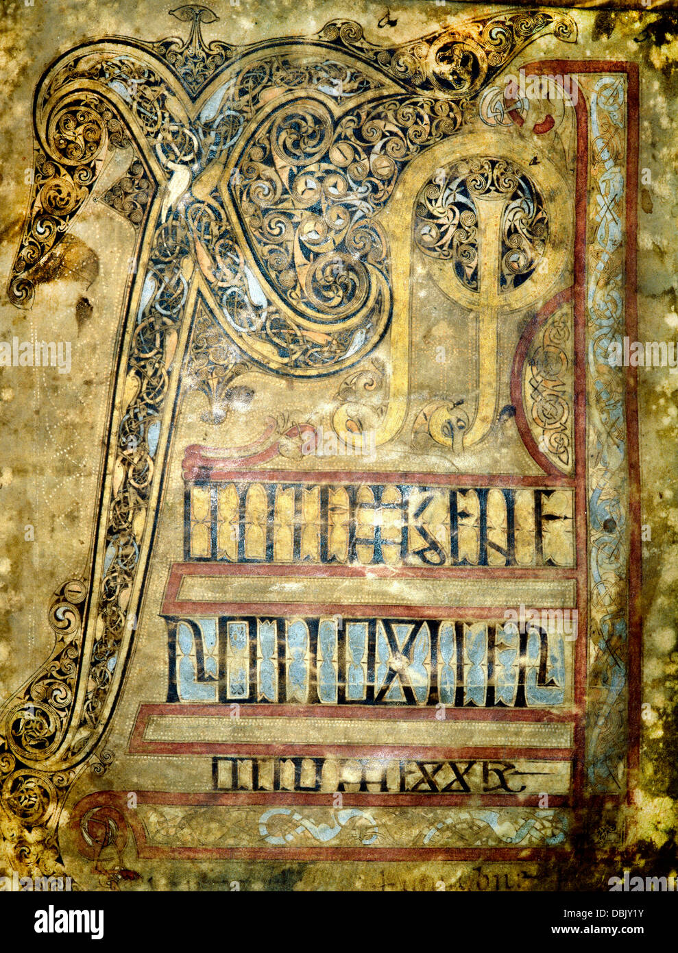 Anglo saxon gospel hi-res stock photography and images - Alamy