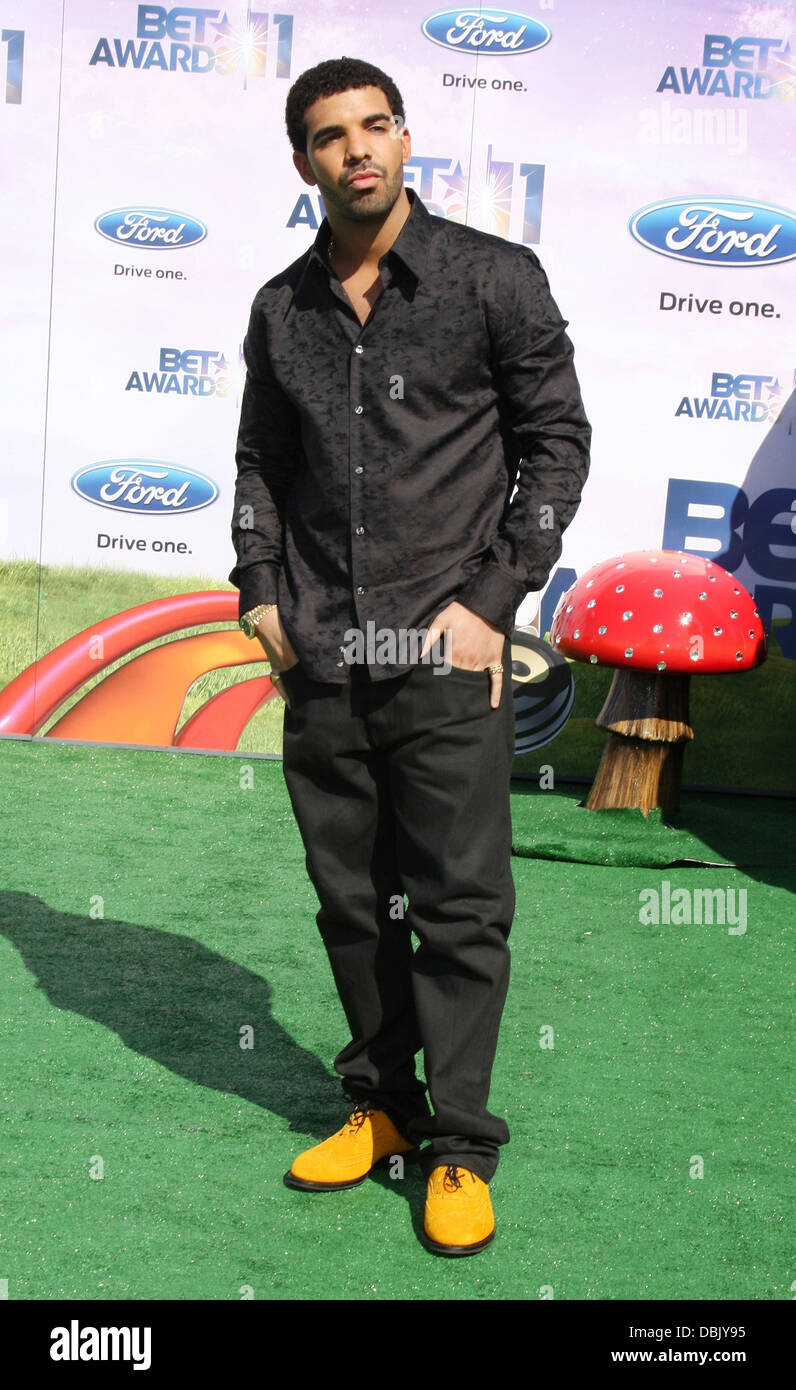 Drake BET Awards '11 held at the Shrine Auditorium Los Angeles ...