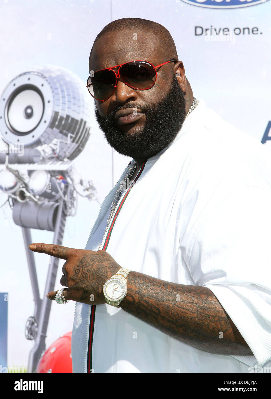 Rick Ross BET Awards '11 held at the Shrine Auditorium Los Angeles ...