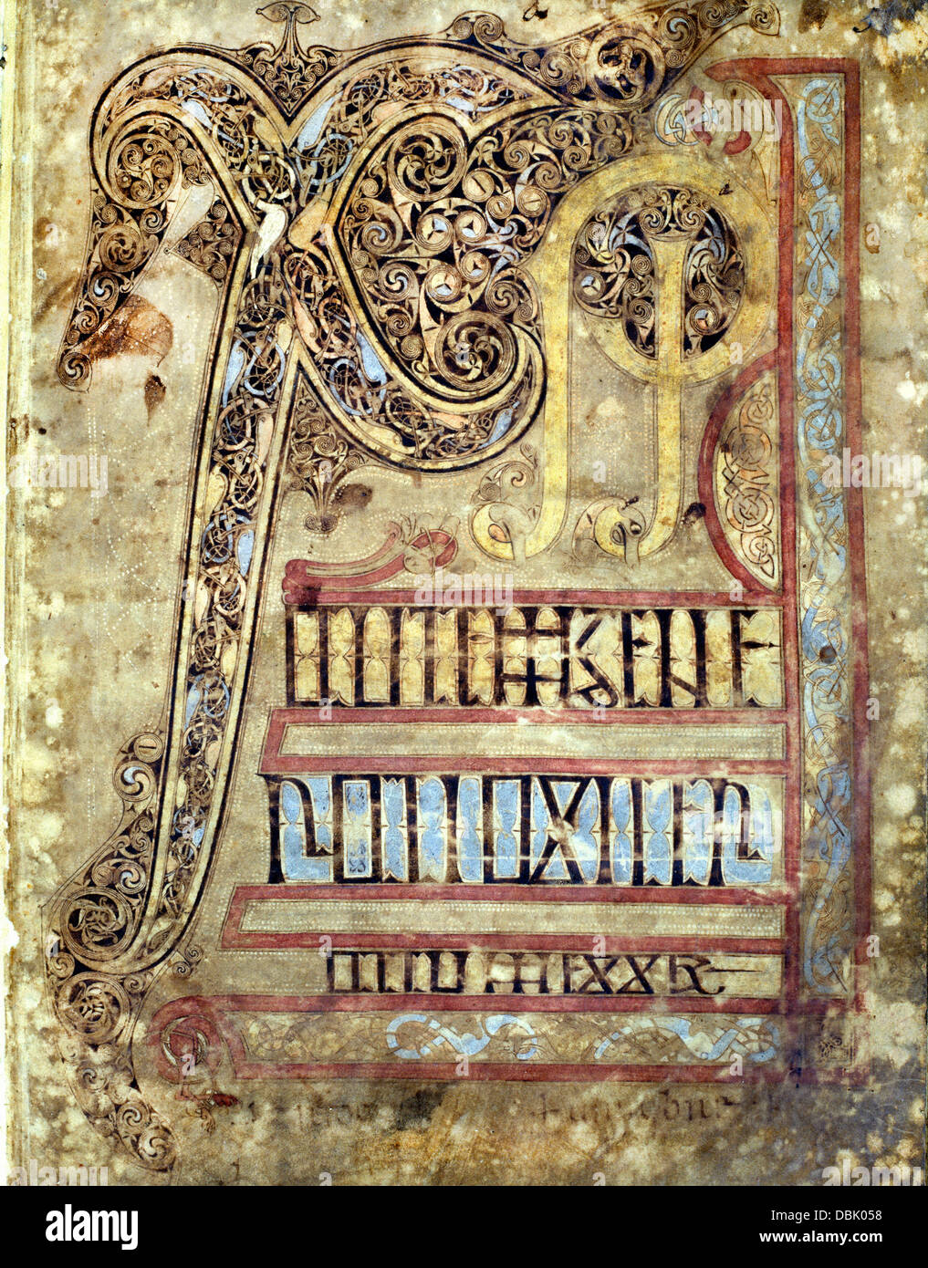 Anglo saxon gospel hi-res stock photography and images - Alamy