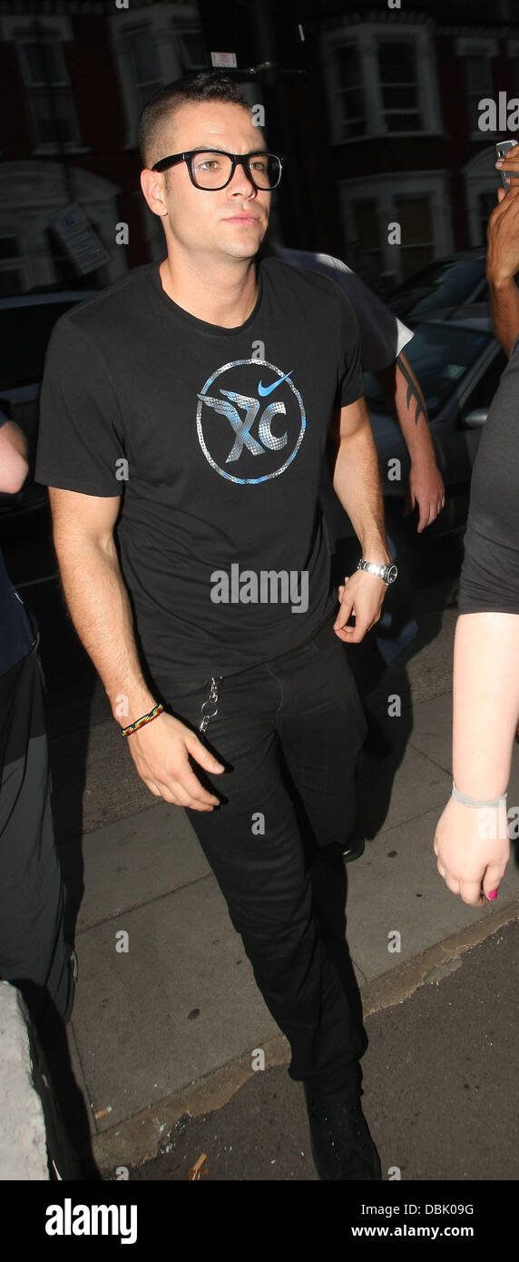 Mark Salling Celebrities arrive at O2 Shepherds Bush Empire ahead of Beyonce's new album launch ...