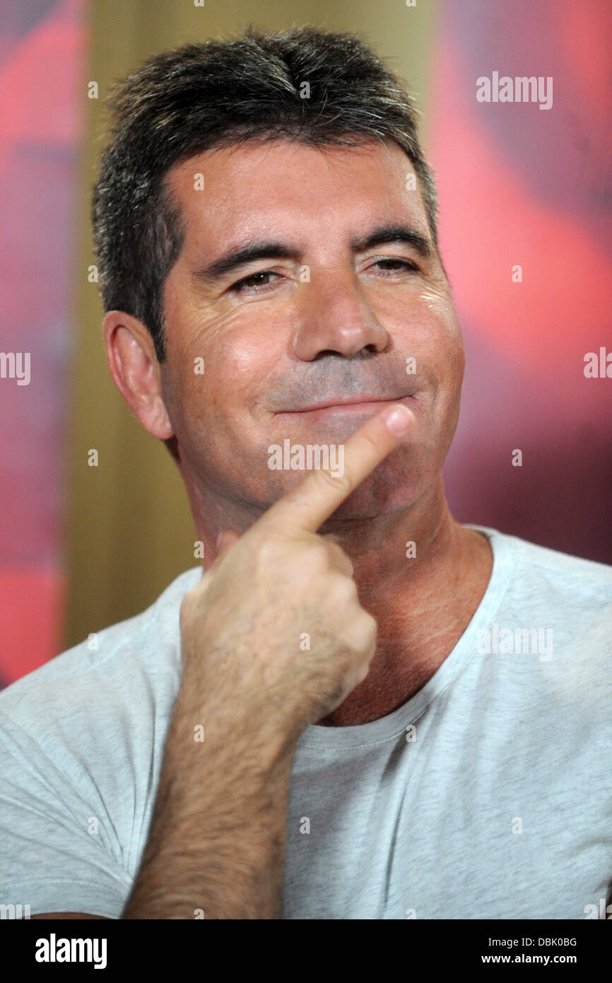 Simon Cowell attends the 'The X Factor' Judges press conference at ...