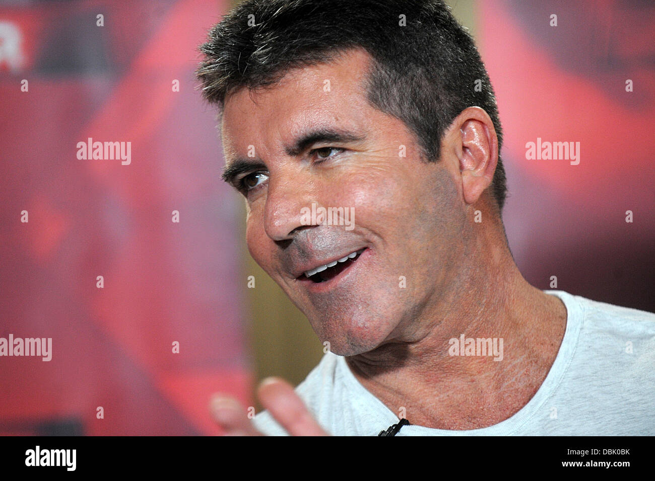 Simon Cowell attends the 'The X Factor' Judges press conference at ...
